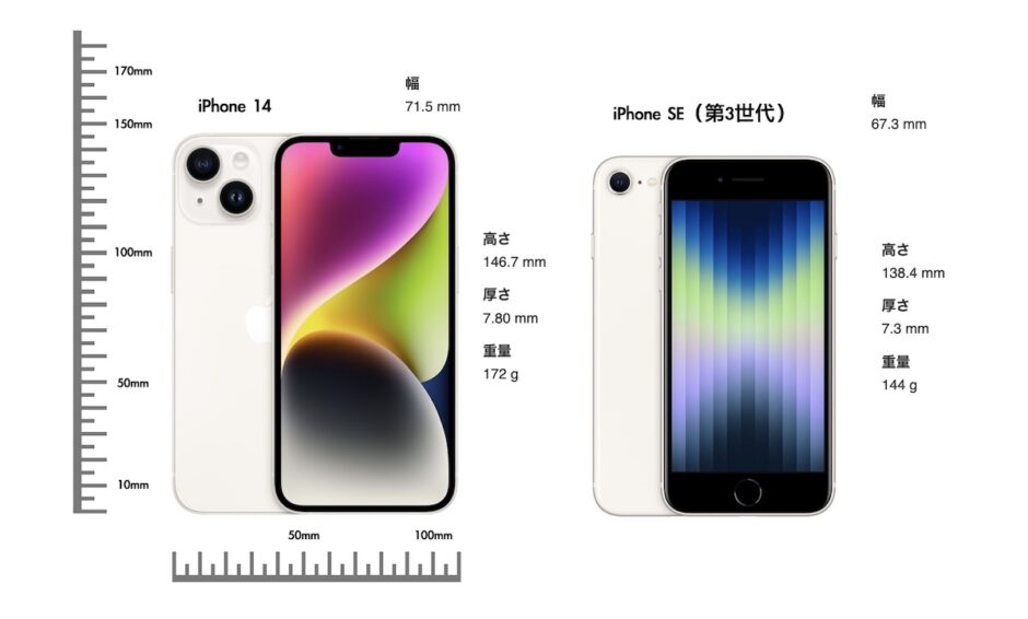 iPhone 14とiPhone SE 3の違いを比較！選ぶならどちらがおすすめ？ | IMAGINATION